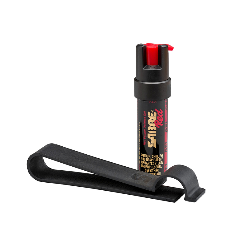 Bombe lacrymogène Gel Poivre SBP 22.5ML avec Clip de chez Sabre Red ...