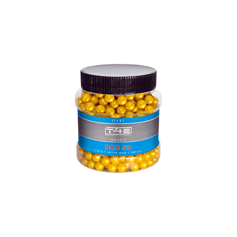 500 billes de peinture Bio Jaune Sport PAB Umarex Déclinaisons Calibre ...